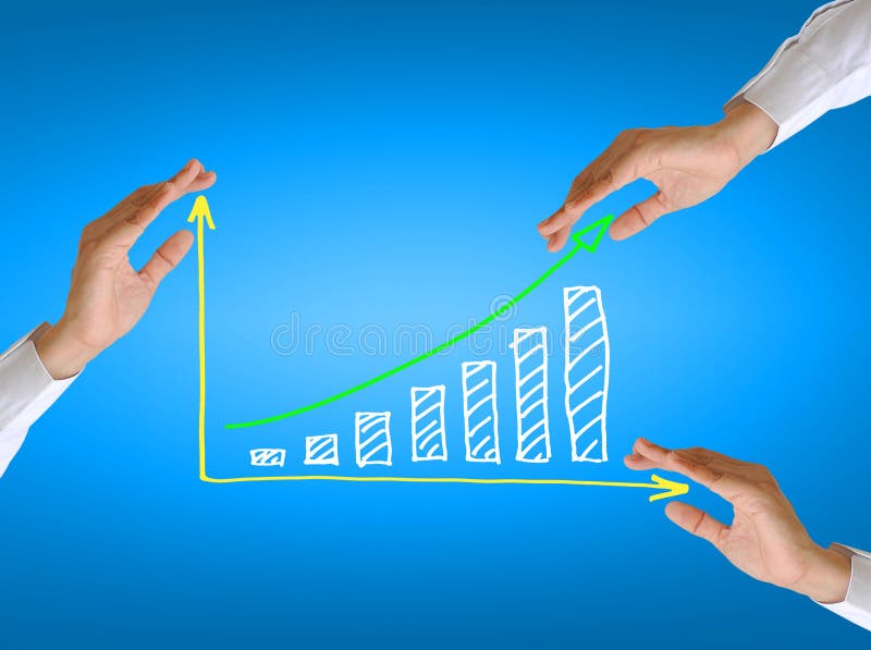 Business graph stock image. Image of gradient, money - 29587155