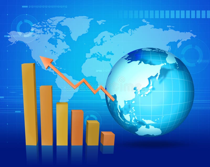 Business Graph stock illustration. Illustration of graph - 9498302