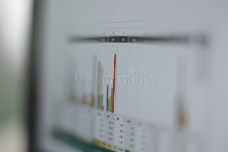 Business Graph Background: Analysis Business Accounting on Info Sheets ...