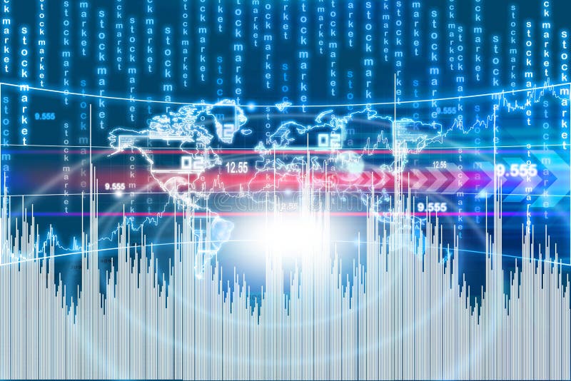 Business graph background stock illustration. Illustration of benefit ...