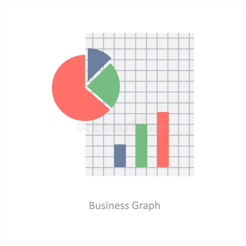 Business Graph stock vector. Illustration of analysis - 264949845