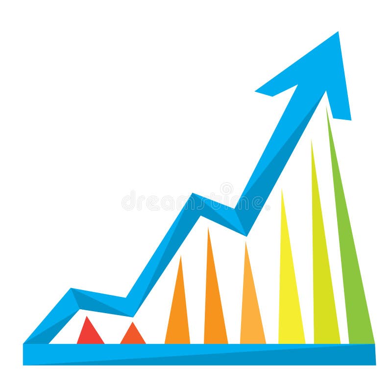 Business graph bar stock illustration. Illustration of financial - 76918670