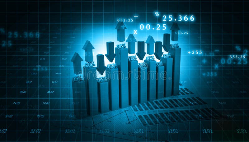 Business Graph stock illustration. Illustration of document - 50597681