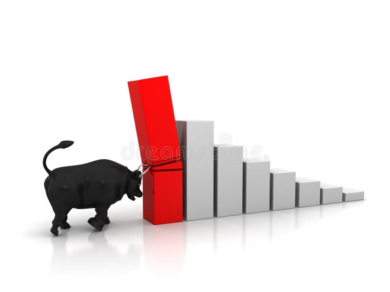 Business Graph with BullStock Market Going Up, Prosperity, Bull Market ...