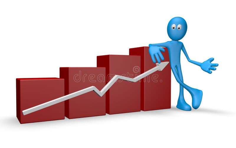 Business graph stock illustration. Illustration of company - 34144514