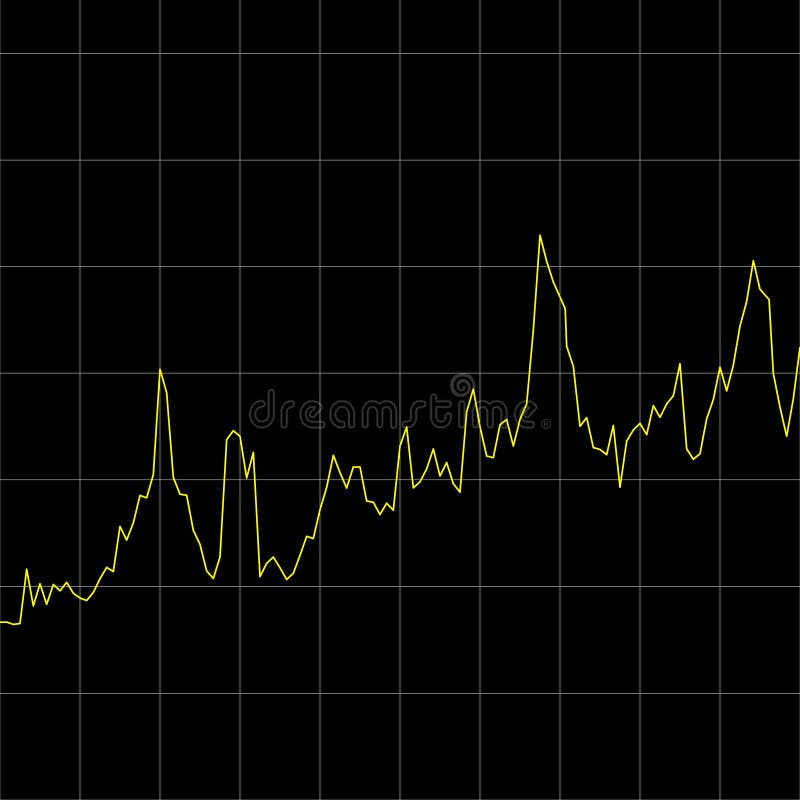 Business graph and chart stock illustration. Illustration of increment ...
