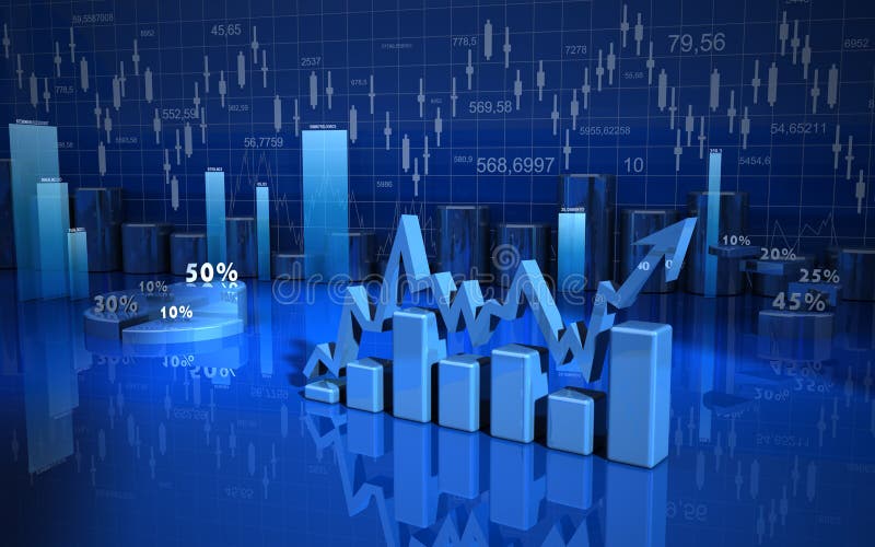 Business Graph, Diagram, Chart, Graphic Stock Illustration ...