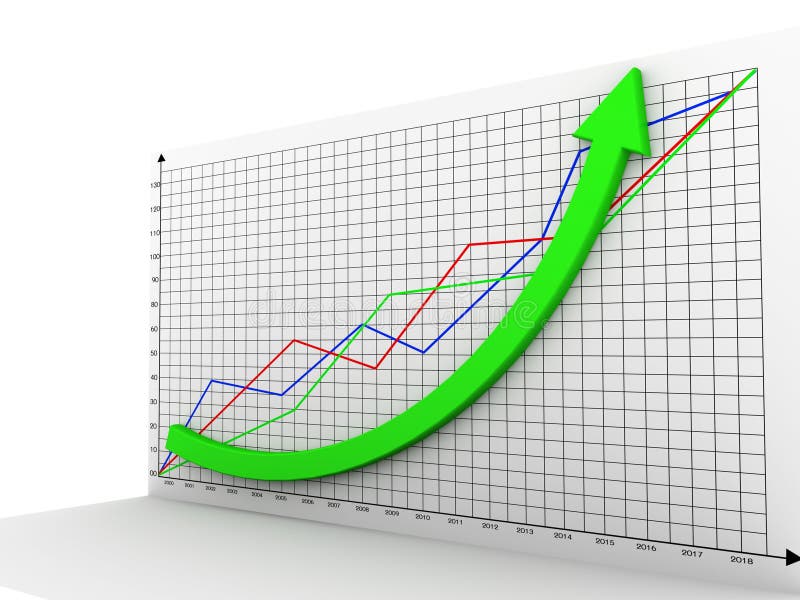 Business Graph. Business Success Illustration Stock Illustration ...