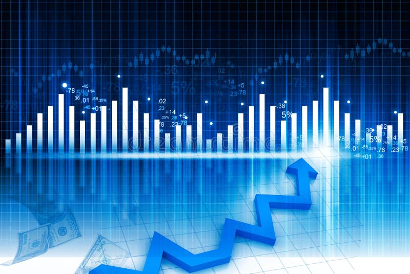 Business graph stock illustration. Illustration of economy - 50733464