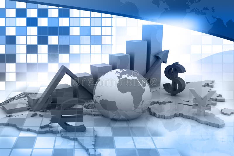 Business graph stock illustration. Illustration of benefit - 47609881