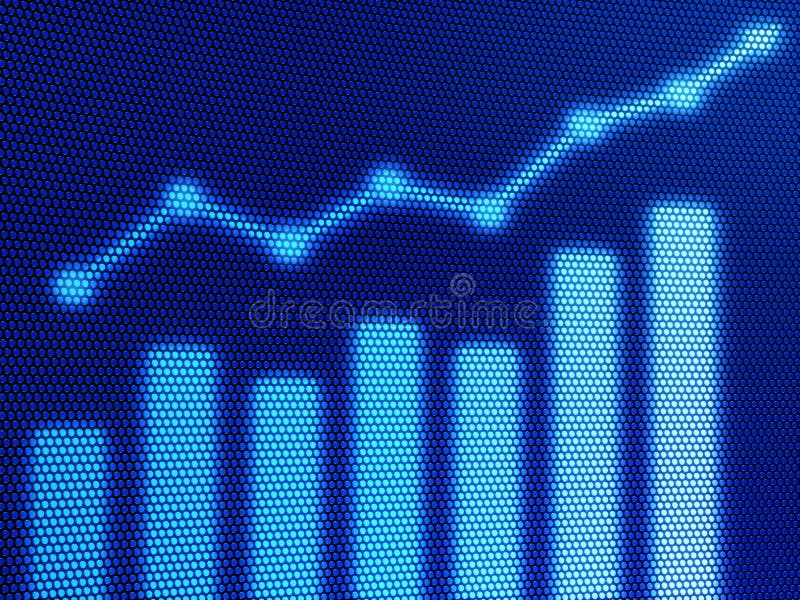 Business Graph Digital Concept Stock Illustration - Illustration of ...