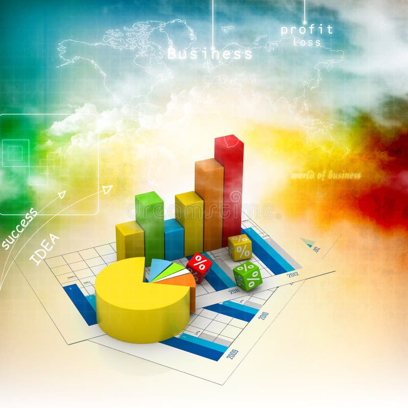 Business graph stock illustration. Illustration of benefit - 36113996