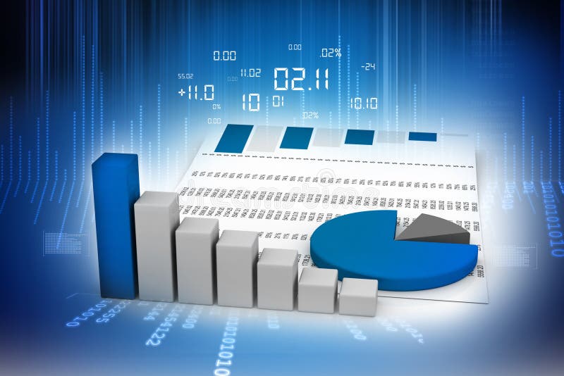 Business graph stock illustration. Illustration of abstract - 32245442