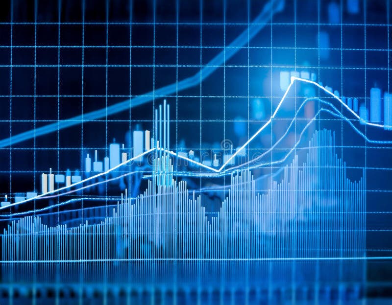 Business Graph Displaying Data Trends, Illustrating Analytics ...