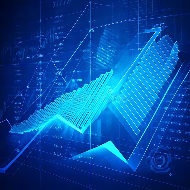 Business Graph on the Globe Graph Arrow New Cute Look Stock ...