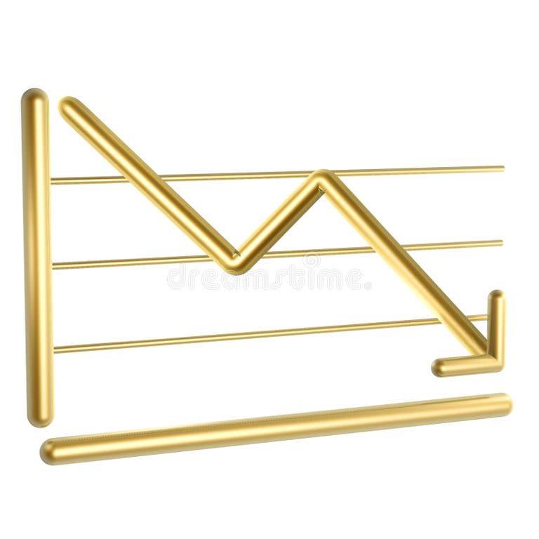 Gold Chart Down Stock Illustrations – 2,055 Gold Chart Down Stock ...