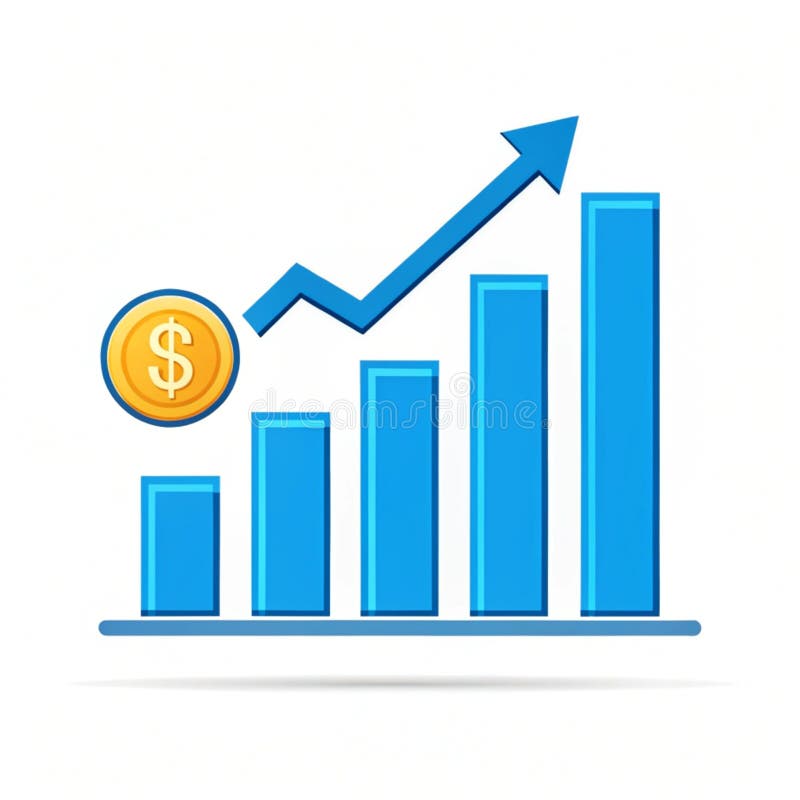 Business Graph Icon Clipart Vector in Flat Design for Infographic and ...