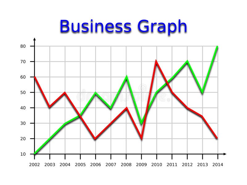 Business Graph stock illustration. Illustration of income - 41883791