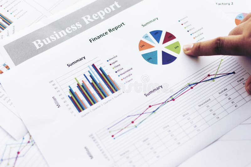 Business Graph Information Diagram Stock Image - Image of financial ...