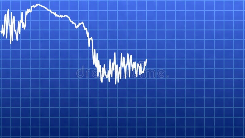 Bar Graph and Line Graph Repeating Rise and Fall. Stock Footage - Video ...