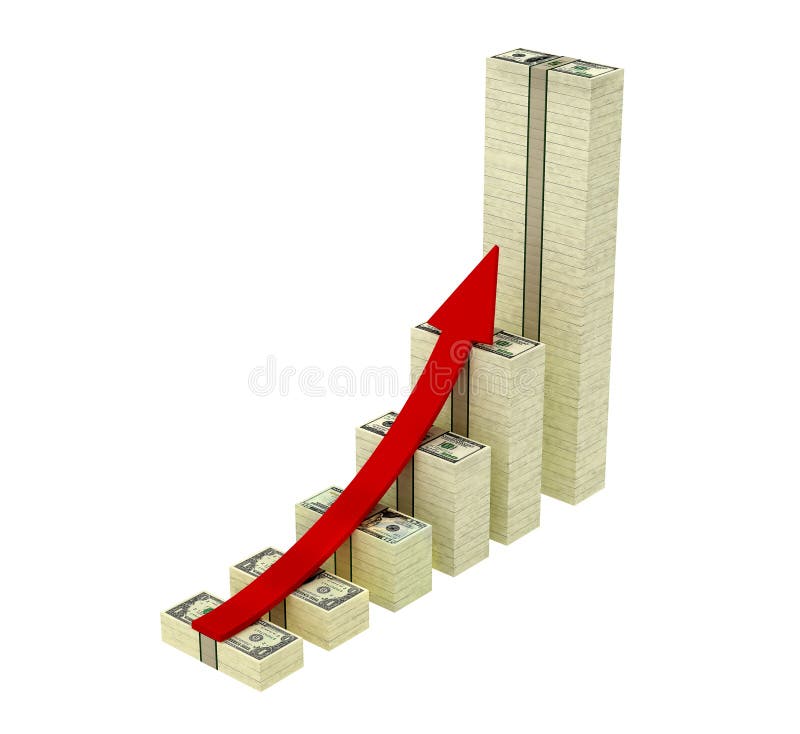 Business graph stock illustration. Illustration of future - 33010028