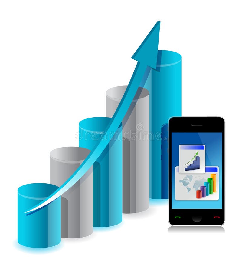 Mobile Marketing Strategy Vector Flat Style Concept Stock Vector ...