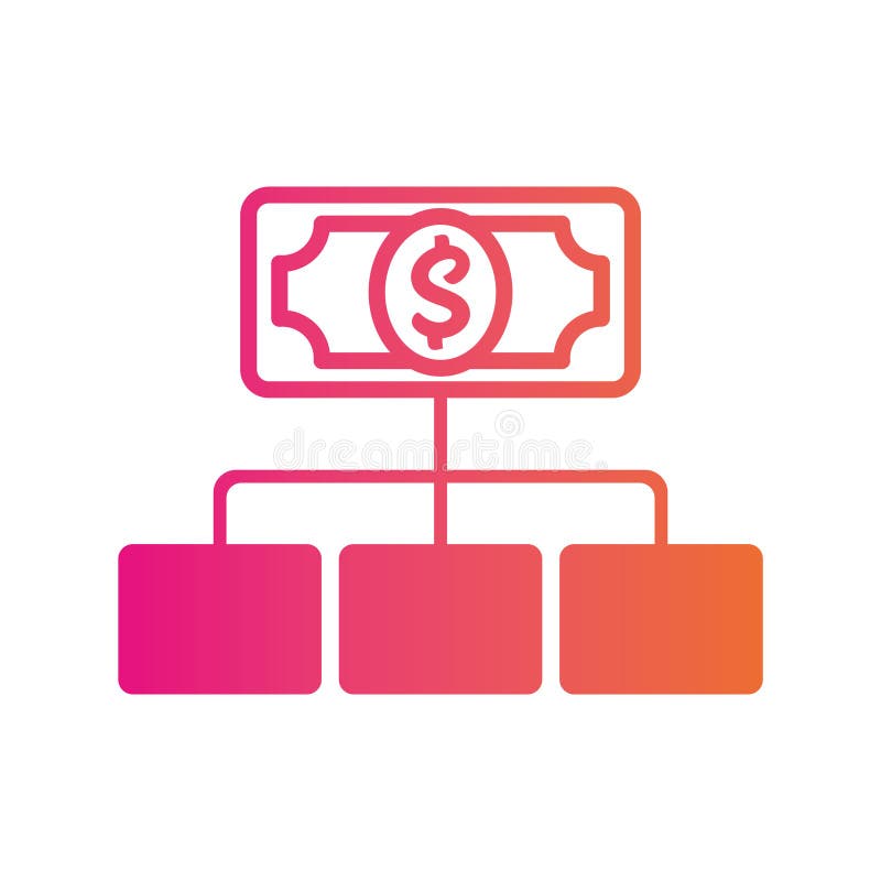 Business Graph with Money Bill Icon Vector Stock Vector - Illustration ...