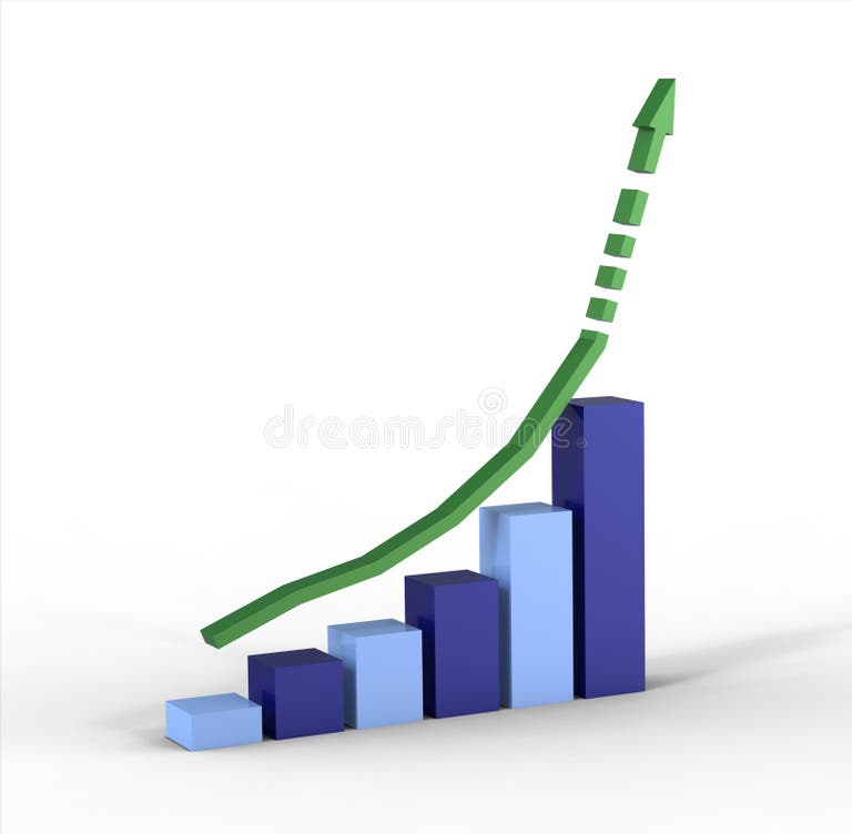 Business Chart Showing Positive Growth Stock Illustrations – 4,849 ...
