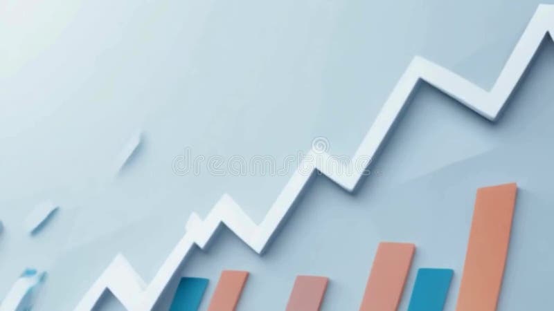 Business Graph Showing Growth Stock Video - Video of success, arrow ...