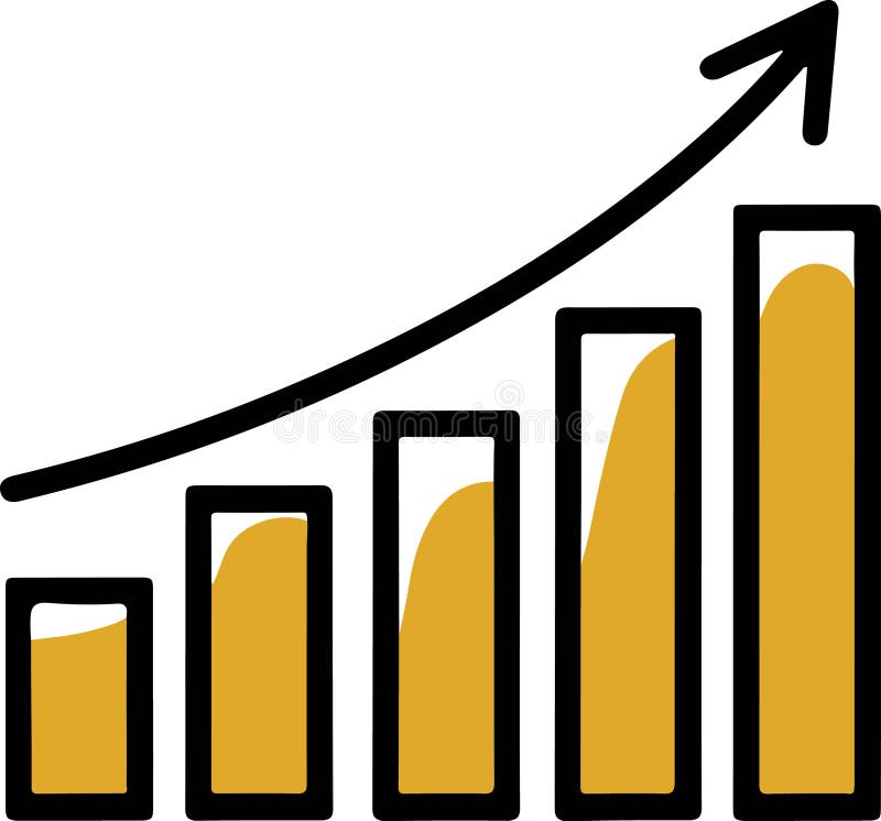 Business Graph Showing Growth, Graph Animation on White Background ...