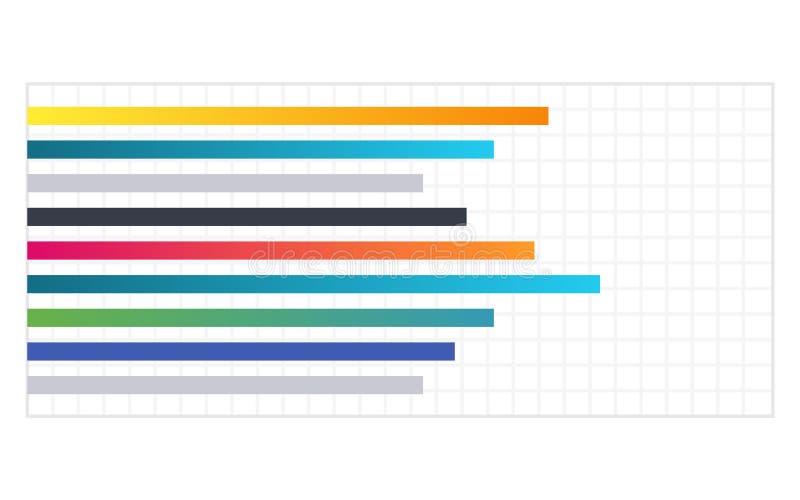 Business Graph. Vector Flat Design Infographic Element. Bar Chart or ...