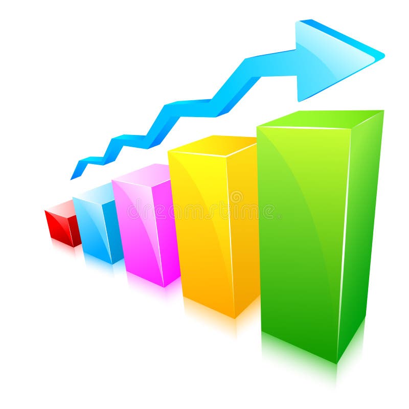 Branding Business Graph Sign Concept Stock Illustration - Illustration ...