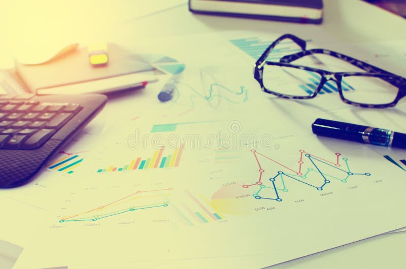 Business graph vintage stock image. Image of paper, financial - 85039711