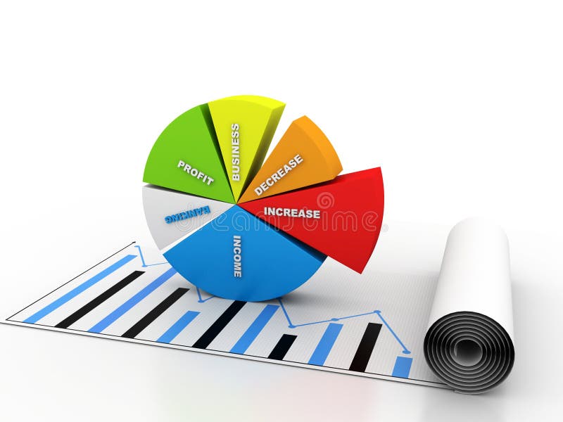 Business graph stock illustration. Illustration of calculation - 43008754
