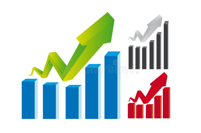 Business profit chart stock image. Illustration of business - 65134309