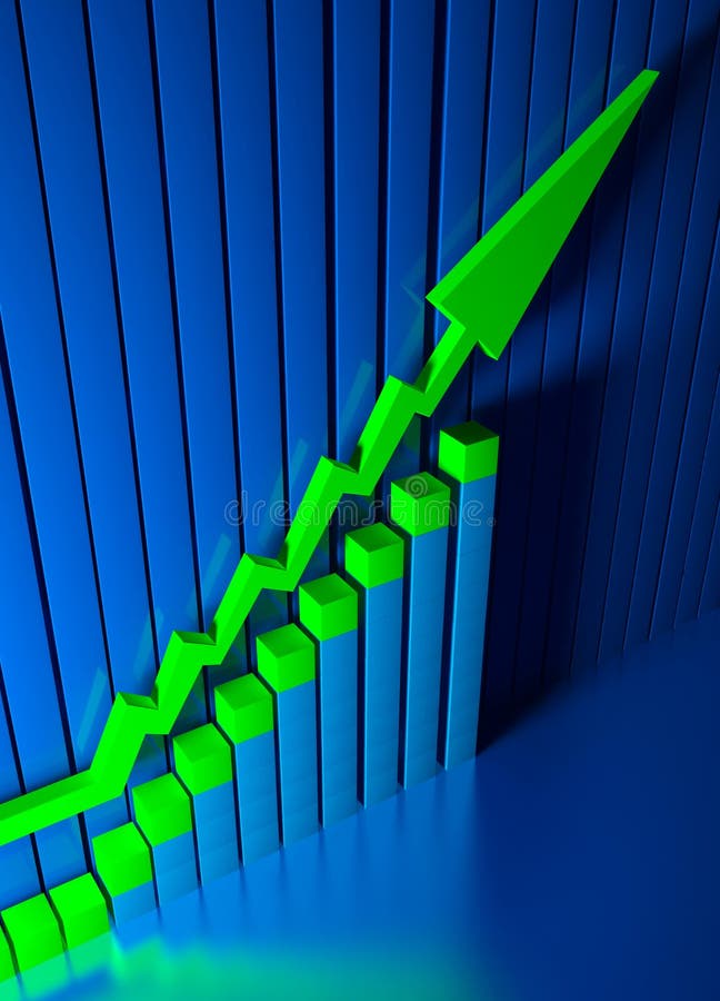 Business Graphics and Forex Indicators Stock Illustration ...