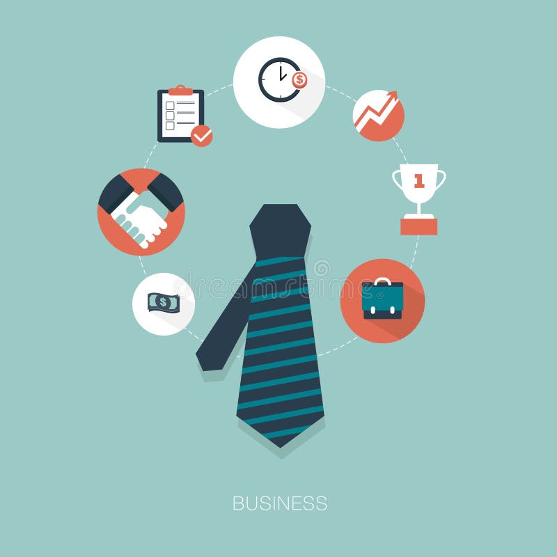 Business Graphics and Icons Stock Vector - Illustration of cash, trophy ...