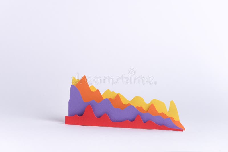 Business Graphics Arrows Over Grey Background. Stock Photo - Image of ...