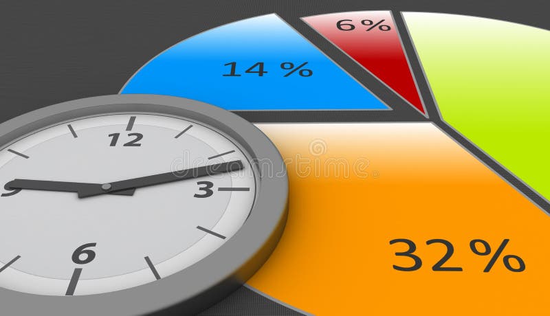 Business graphs stock illustration. Illustration of marketing - 17386937