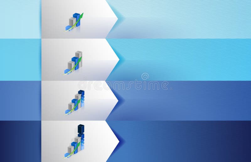Business Graphs Customizable Blue Texture Banners Stock Illustration ...