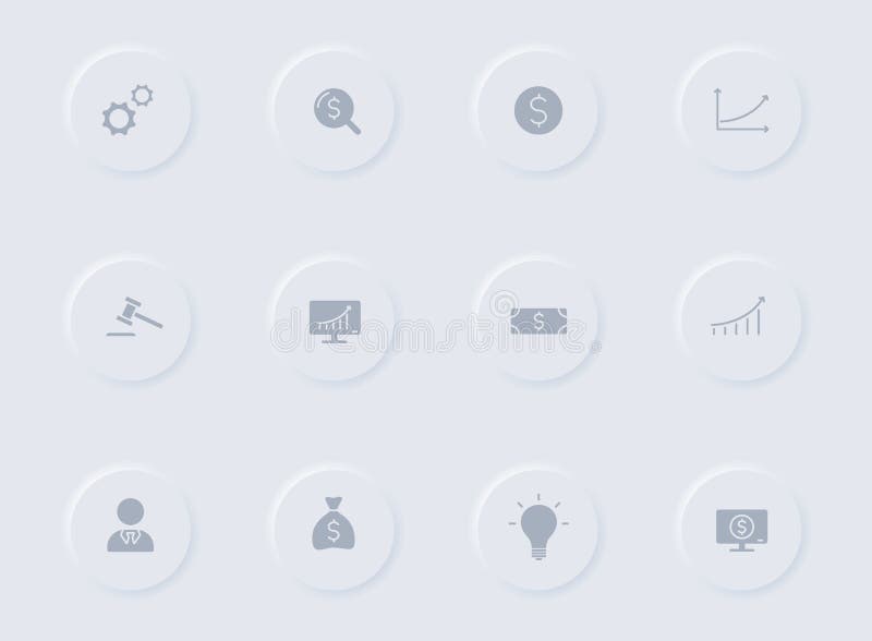 Businessman Vector Icons Set Gray Stock Illustrations – 447 Businessman ...
