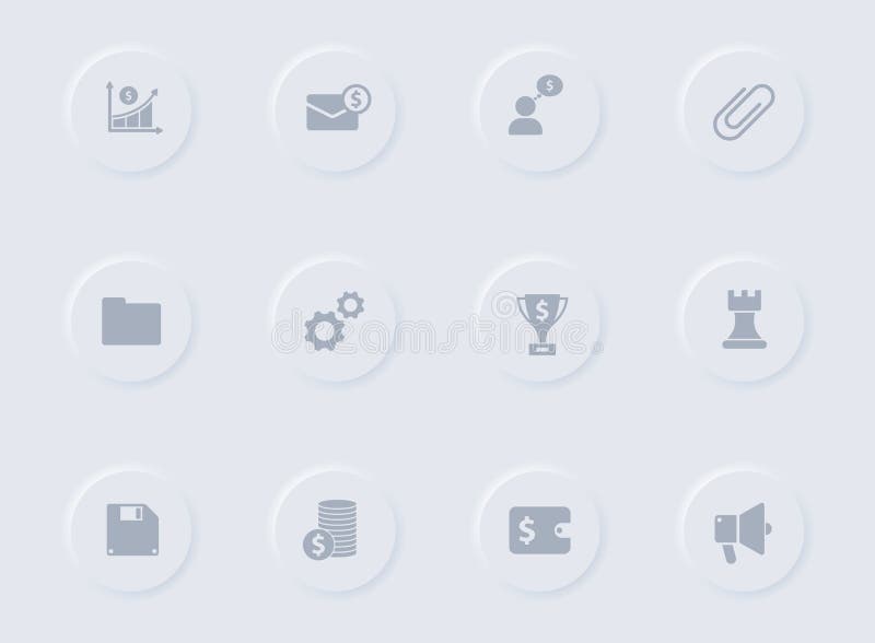 Teamwork gray vector icons stock vector. Illustration of business ...