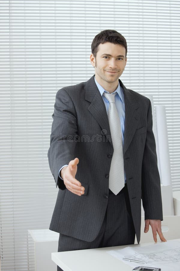 Business greeting stock photo. Image of collar, cooperation - 12557682