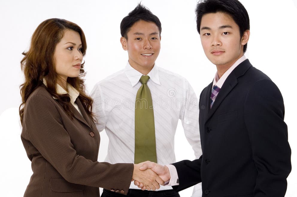 Business Group stock photo. Image of woman, polite, group - 1057026