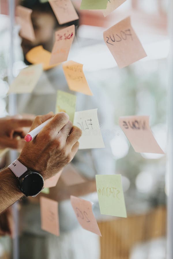 Business Group Brainstorming and Sharing Ideas in Collaborative ...