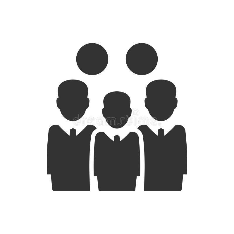 Business Group Icon stock vector. Illustration of leader - 99625040