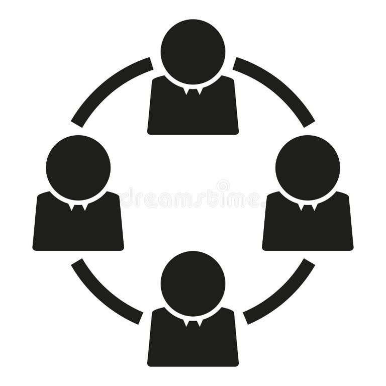 Business Group Icon Simple Vector. Human Work Stock Vector ...