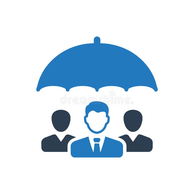 Business Group Insurance Icon Stock Vector - Illustration of insurance ...