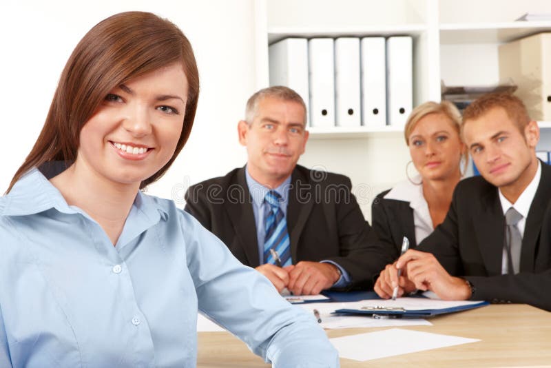 Business Group at the Meeting Stock Photo - Image of businessteam, meet ...
