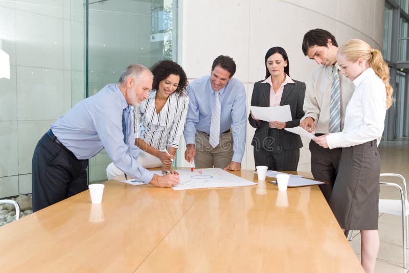 Business group meeting stock photo. Image of ethnic, adult - 8694540
